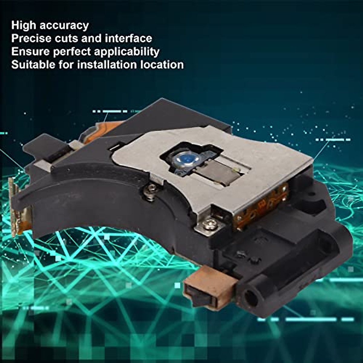 01 02 015 Replacement Gamepad Lens, Professional Stable Game Console Optical Lens Precise Design PCB for Slim