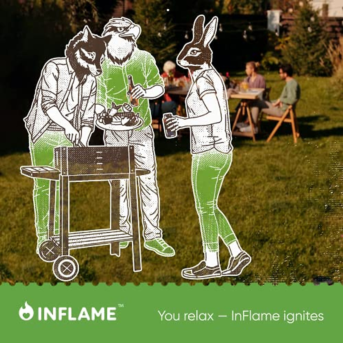 Inflame Fire Starters 130 pcs for Campfires, Grill, BBQ, Fireplace, Woodstove - Charcoal Starter - Waterproof, Weather-Resistant - Natural Wood Fireplace Starters