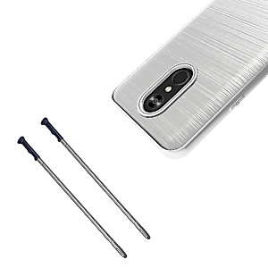 2 Pack for LG Stylo 5 Pen Stylus 5 Pen Replacement Part for LG Stylo 5 Stylo 5+ Q720AM Q720VS Q720MS Q720PS Q720CS Q720MA Stylus S Pen Stylus Pen (Black)