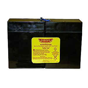 Parmak 902 12-Volt Gel Cell Battery for Solar Powered Electric Fences,Black