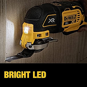 DEWALT 20V Max XR Oscillating Multi-Tool, Variable Speed, Tool Only (DCS356B) & DEWALT 20V Max Cordless Drill Combo Kit, 2-Tool (DCK240C2), Yellow/Black Drill Driver/Impact Combo Kit