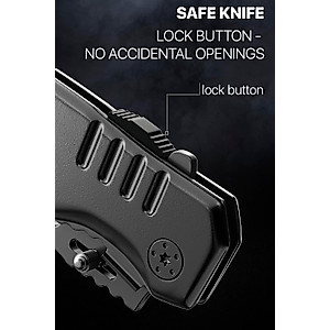 Spring Assisted Knife - Pocket Knives for Men - Folding Knife - Military Style - Tactical Knife - Good for Camping Hunting Survival Indoor and Outdoor Activities Mens Gift 6681 NE