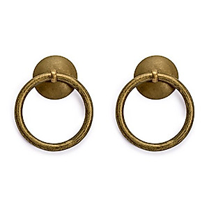 Hardware Philosophy Chinese Medicine Cabinet Pulls 2.4 Inches - Set of 2 - Architectural, Interior Design, Furniture Cabinet Customization Hardware