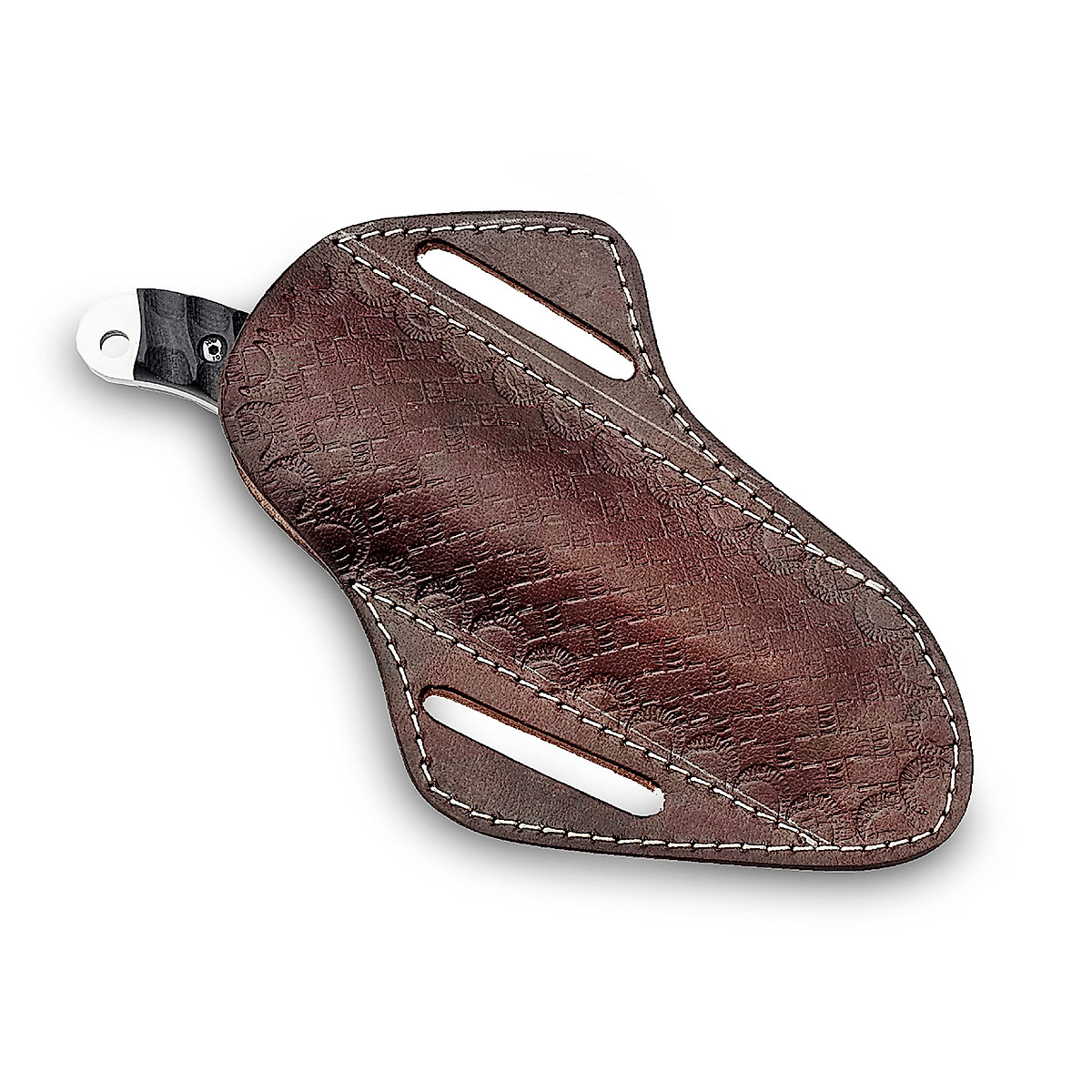 Nice Hand made High carbon steel skiner knife, Hunting knife for skinning, Survvial for camping and hiking with Beautiful leather sheath. (BROWN)