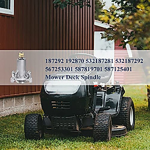 Parts Camp 2 Pack 587819701 187292 192870 532187281 532187292 567253301 587125401 Mower Deck Spindle for Husqvarna yth22v46 yth24v48 Ariens 21546238/21546299 42" 46" 48" 54" Mandrel Assembly