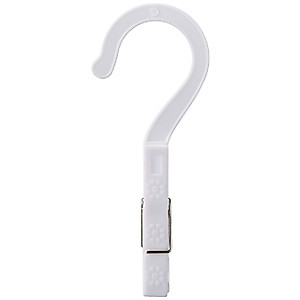 Fox Run Laundry Hooks, 0.25 x 2.25 x 5.25 inches, White