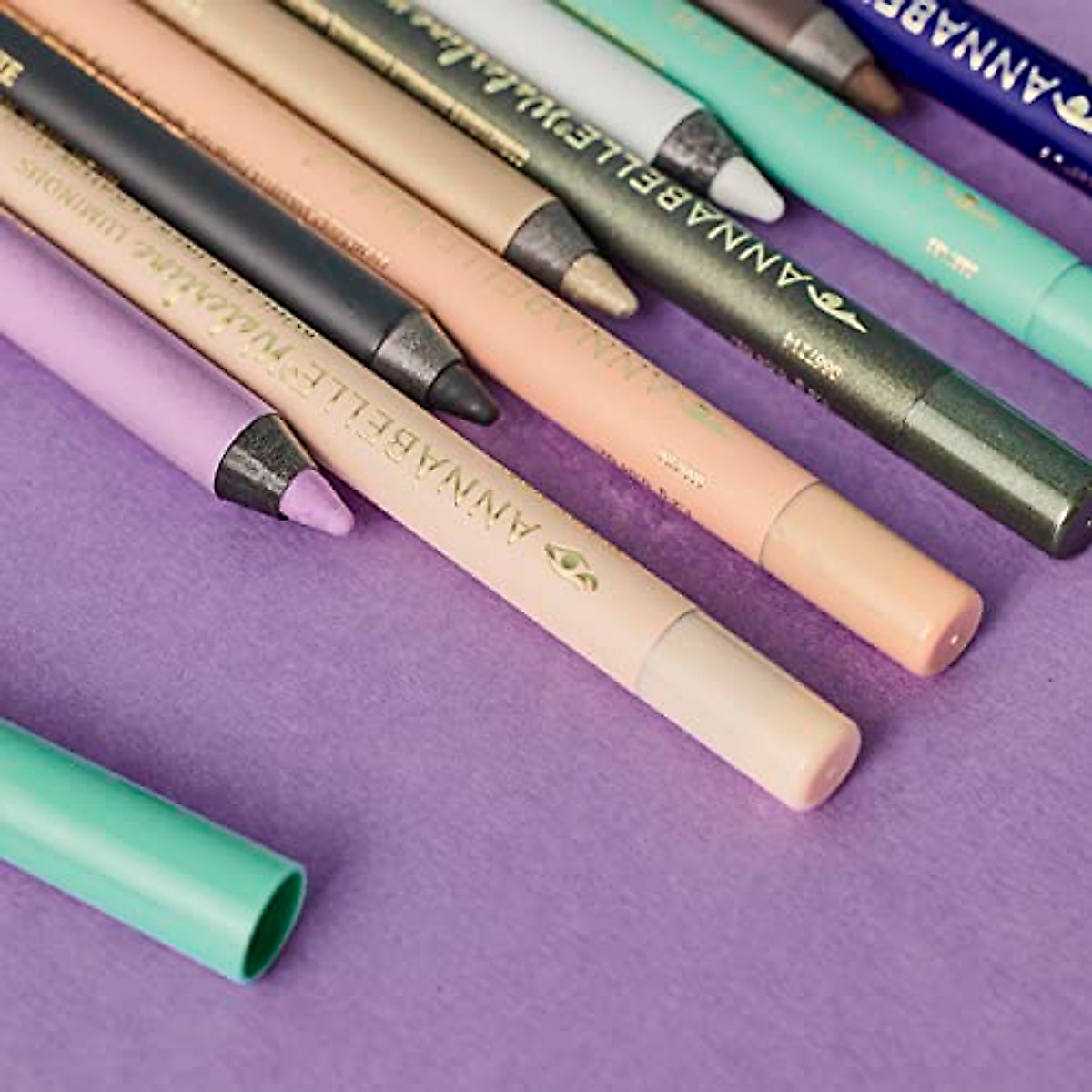 Annabelle Waterline Matte Kohl Eyeliner Pencil, Beige, Intense Colours, Matte Finish, Easy-To-Apply, Long-Lasting 10h, Waterproof, Transferproof, Cruelty-Free, 1.2 g