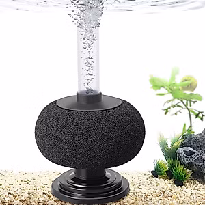 HITOP 7in Height Aquarium Bio Sponge Filter: 5-40gallon Air-Powered Fish Tank Filter, Quiet Filter for Aquarium/Betta Tank/Shrimp Tank/Fry Tank