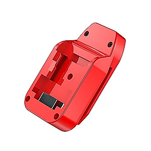 LQ-18RY Adapter Only Fits Craftsman V20 (NOT Old 20v) Cordless Tools for Dewalt 20v MAX XR Platform Lithium Batteries-Adapter Only, Red