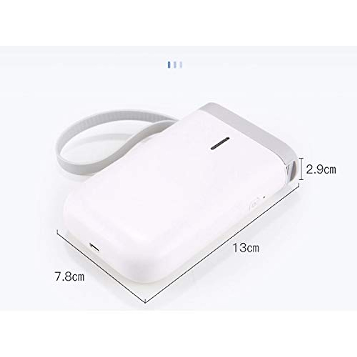 XXXDXDP Multifunction Thermal Label Printer Mini Portable Pocket Thermal Printer for Mobile Phone Home Use Office (Color : Black)