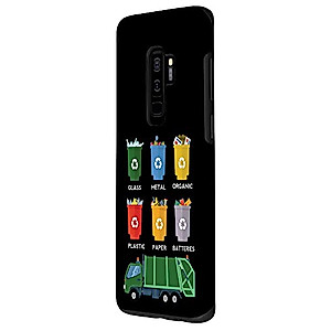 Galaxy S9+ Recycle Bin Garbage Day Waste Management Garbage Truck Case