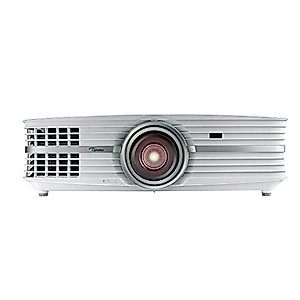 Optoma UHD60 True 4K UHD Projector, Bright 3000 Lumens, Entertainment and Movies, Rec.2020 with DCI-P3 for Wide Color Gamut, HDMI 2.0 and HDR10, WHITE
