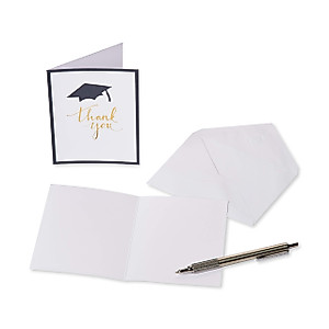 American Greetings Graduation Thank You Cards with Envelopes, Blank (50-Count)