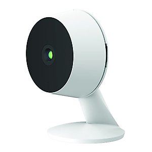 Cree Connected Max Smart Indoor Camera, 1080P HD Smart Video Camera with Optional 24-7 Recording, Motion & Sound Detection, Bluetooth + WiFi, White, 2.4 GHz, 1 Camera