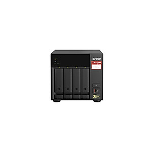 QNAP TS-473A-8G SAN/NAS Storage System, Black
