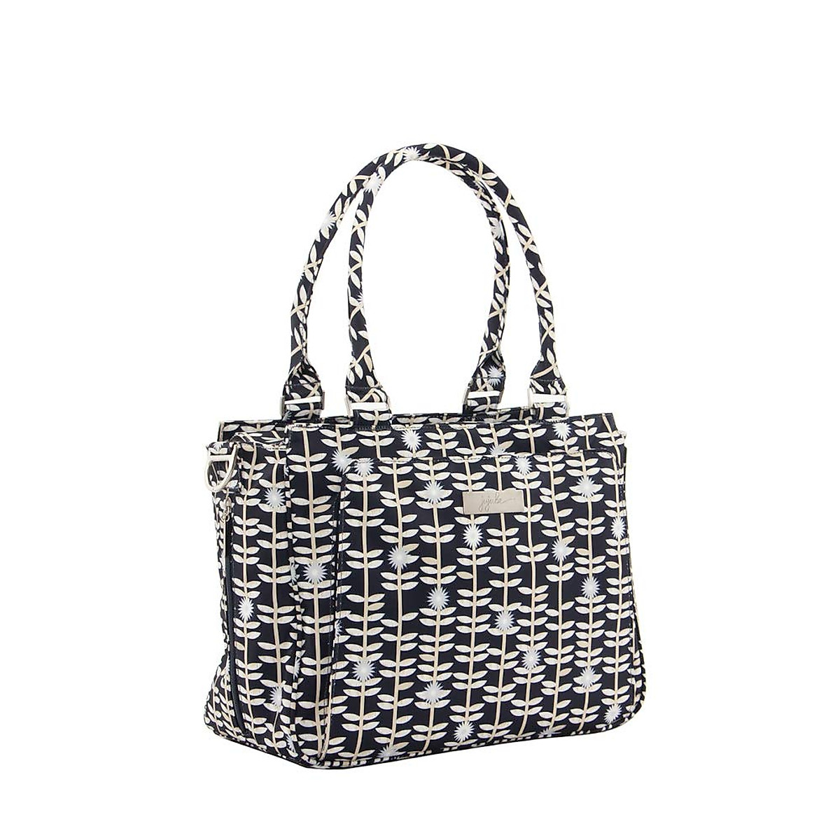 JuJuBe Be Classy Structured Multi-Functional Diaper Bag/Purse, Classic Collection - Dandy Lines