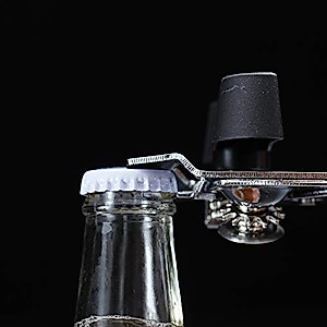 Berglander Can Opener, Stainless Steel Rainbow Handle Can Opener, Titainium Colorful Plating Handle Can Opener Hand Held, Smooth Edge Manual Can Opener, Heavy Duty (Rainbow)