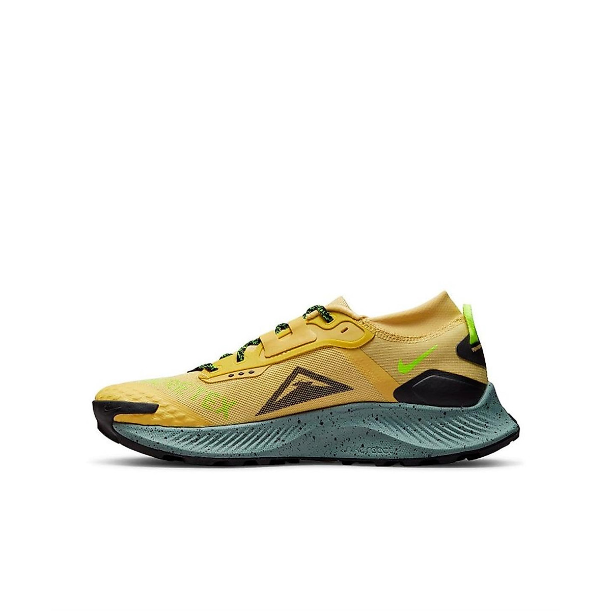 Nike Air Pegasus Trail 3 GTX Running Trainers DC8793 Sneakers Shoes (UK 9.5 US 10.5 EU 44.5, Celery Volt Black Dusty sage 300)