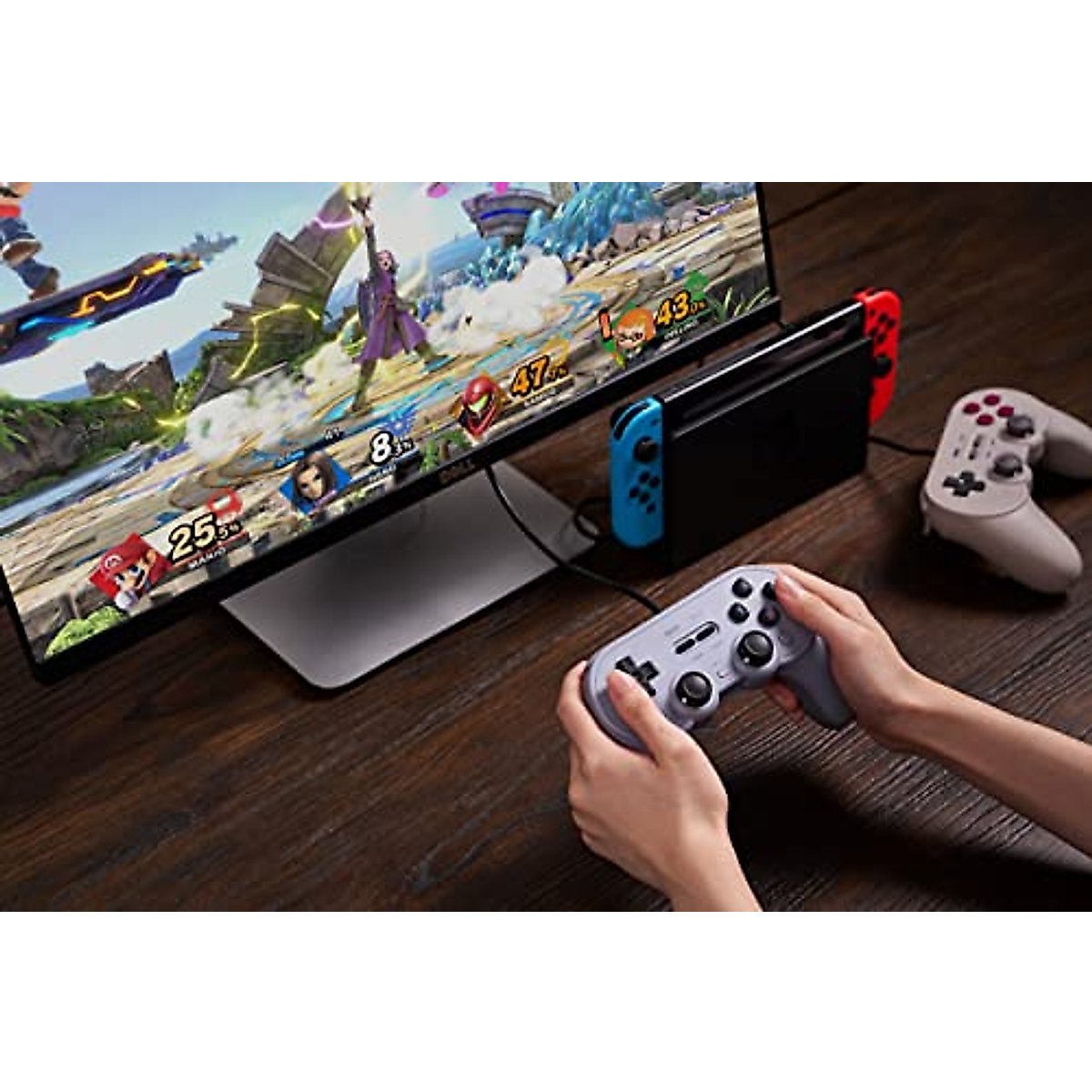 8BitDo Pro 2 Wired Controller for Switch, Windows, Steam Deck & Raspberry Pi (G Glassic Edition)