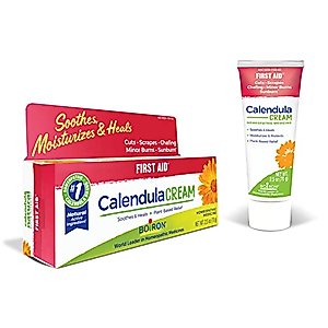 Boiron Calendula Cream for Relief from Rashes, Skin Irritations, Razor Burn, Insect Bites, or Sunburns - Non-Greasy and Fragrance-Free - 2.5 oz