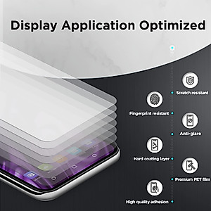 SIELO Matte Screen Protector for iPhone 13, Paper Texture, Anti Glare, Anti Finger Print PET Film [3 Packs] - iPhone 13 Screen Protector | iPhone 13 Pro Max Screen Protector | iPhone Screen Protector