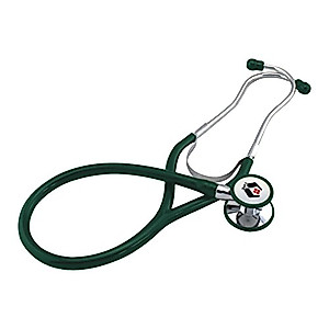 Cardio Sprague Stethoscope by Lane Instrument, 22" Two-In-One Tubing, Multiple Colors Available (Hunter Green)