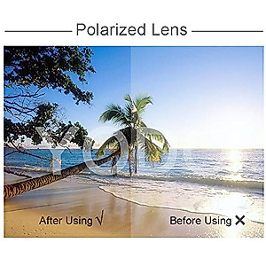 yodo Fit Over Glasses Sunglasses with Polarized Lenses for Men and Women,Black