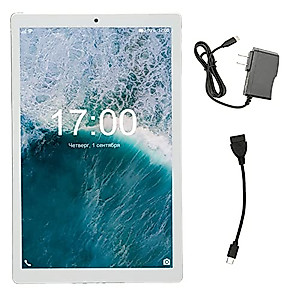 Phone Tablet, HD IPS Screen 100240V Octa Core 10 Inch Tablet for Students for Work (US Plug)