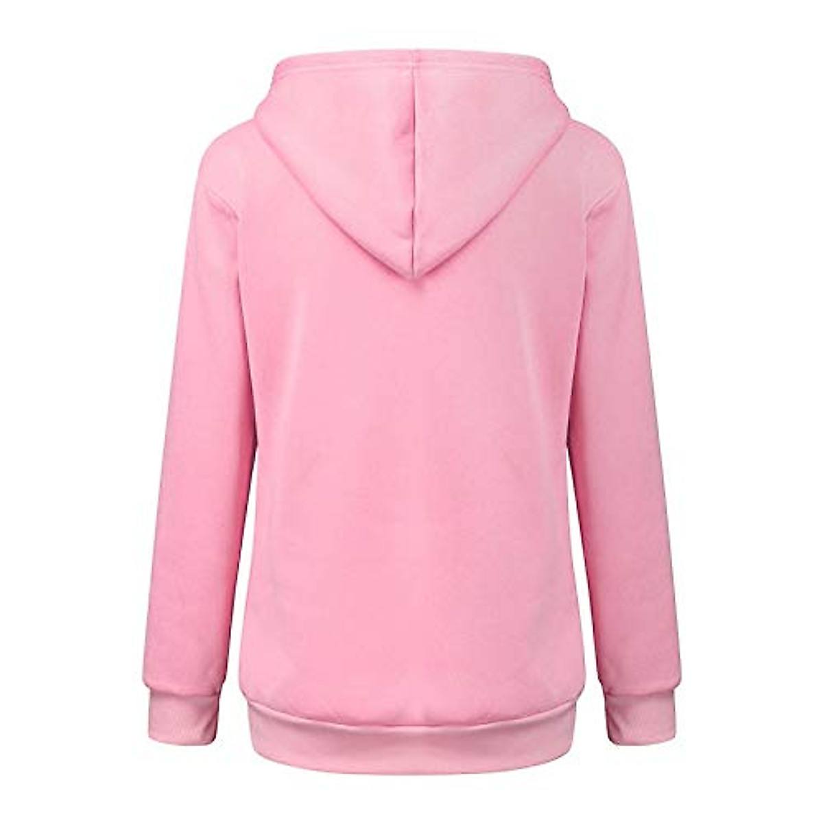 Women's Kitten Print Teen Hoodies Whdcaptiyated My Heart Solid Sweatshirts Cat Pouch Zipper Pet Carrier Sweatshirt Pink