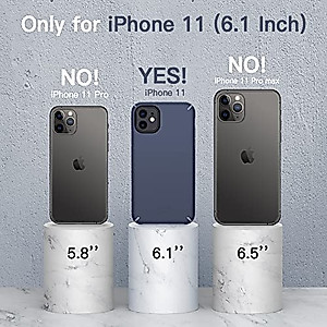 TEAM LUXURY Designed for iPhone 11 Case, [Ultra Impact Resist] [Anti-Scratch] Shockproof Protective Case for iPhone 11 Phone Case Cover (6.1”), (Navy Blazer Blue)