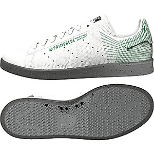 adidas Originals mens Stan Smith Primeblue White/Green/Black 6