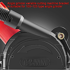 ADWOLT Angle Grinder Stand Kit for Hand, DIY 45° Adjustable Angle Grinder Turret Kit Dust-Free Circular Saw Stand Base Kit for Woodworking Cutting, Suitable for 100-125 Angle Grinders