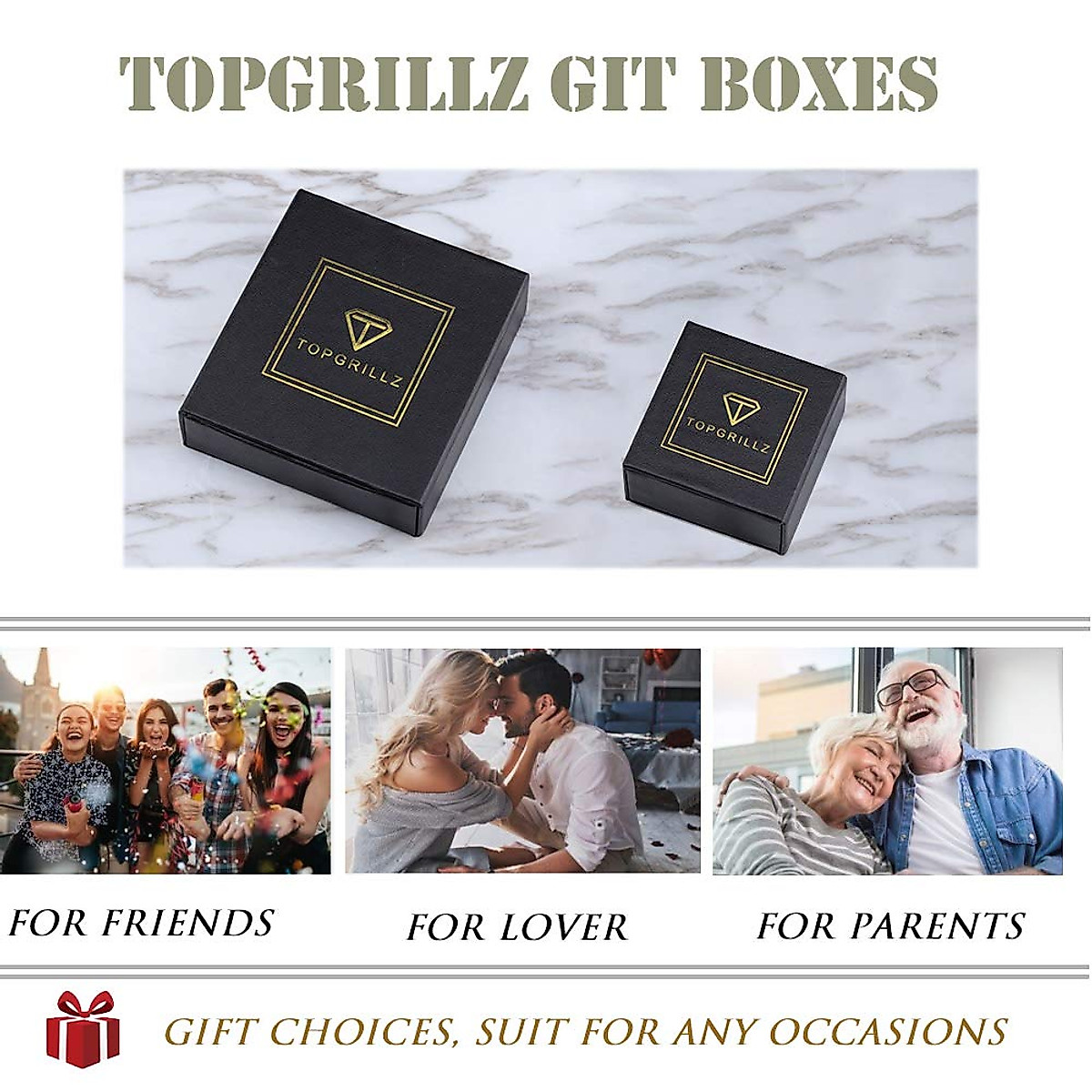 TOPGRILLZ 18mm 18K Gold Plated Iced Out CZ Lab Diamond Miami Mens Choker Cuban Link Chain for Women Necklace Hip Hop(18mm Gold,22)