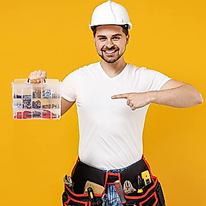 Kurtzy 3 layer Stackable Storage Container 30 Adjustable Compartments - Stackable Storage Box for Hot Wheels, Toys, Jewelry, Beads, Arts, Crafts, Washi Tape, - Sewing Box, Sewing Accessories Organizer