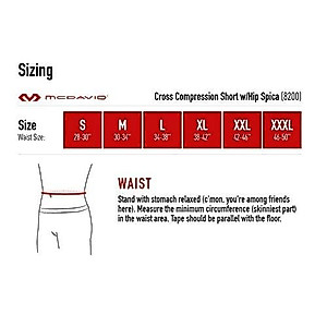 McDavid Cross Compression Shorts. Thick Compression for Muscle Support and Recovery. Hips, Hamstring, Quads Black