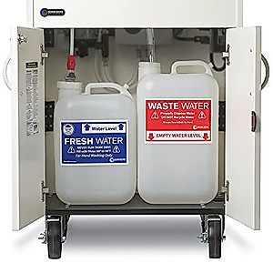 Ozark River Lil Delux Child Height Double Basin Self Contained Portable Hot Water Handwashing Sink NSF Certified