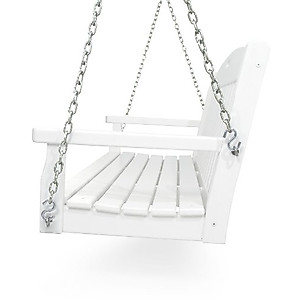 Trex Outdoor Furniture Yacht Club Swing, Classic White