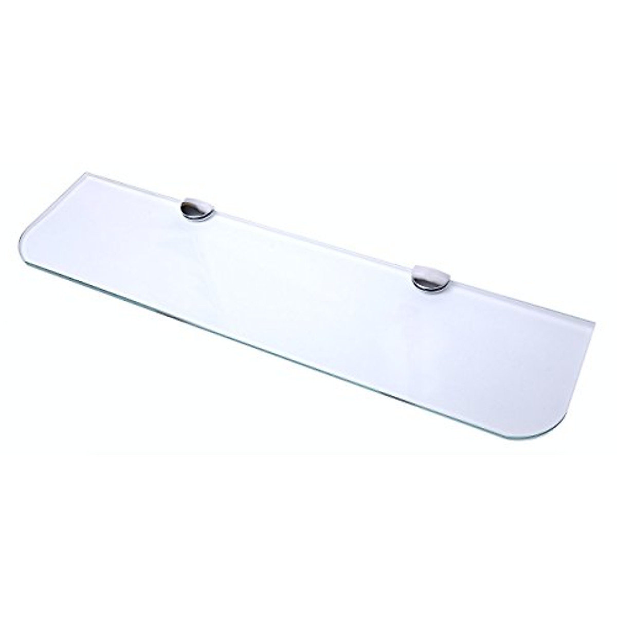 BSM Marketing 600mm (24 inches) by 150mm (6 inches) Glass Shelf for Bathroom, Kitchen Bedroom