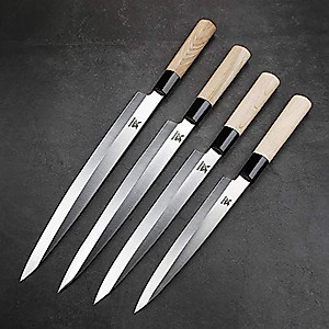 MSY BIGSUNNY Sashimi Sushi Knife 12 Inch Long Blade, Knife Slicer Razor Sharp for Fish Filleting