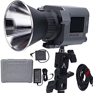Aputure Amaran 60d S,Amaran 60D COB Daylight LED Video Light,65W 5600k App Control 8 Built-in Lighting Effects DC/AC Power Supply Amaran 60D Upgrade Version