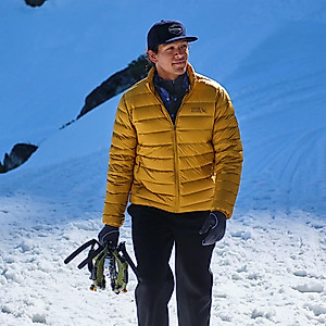 Eddie Bauer Men's CirrusLite Down Jacket, Dk Smoke Htr Recycled, X-Large