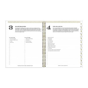 2023-2024 Day Designer Weekly/Monthly Planning Calendar, 8-1/2" x 11", Poppy Garden, July 2023 to June 2024, 142522