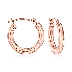 Ross-Simons 2.5mm 14kt Rose Gold Hoop Earrings