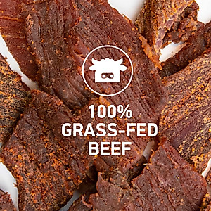 KRAVE All Natural Beef Jerky, Chili Lime - Protein Packed Snacks Roasted for Maximum Flavor - 100% Grass Fed Beef - Gluten Free - 2.7 Ounce (Pack of 8)