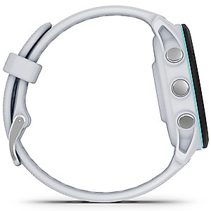 Garmin 010-02641-21 Forerunner 255 Music GPS Smartwatch Whitestone Bundle with 2 YR CPS Enhanced Protection Pack