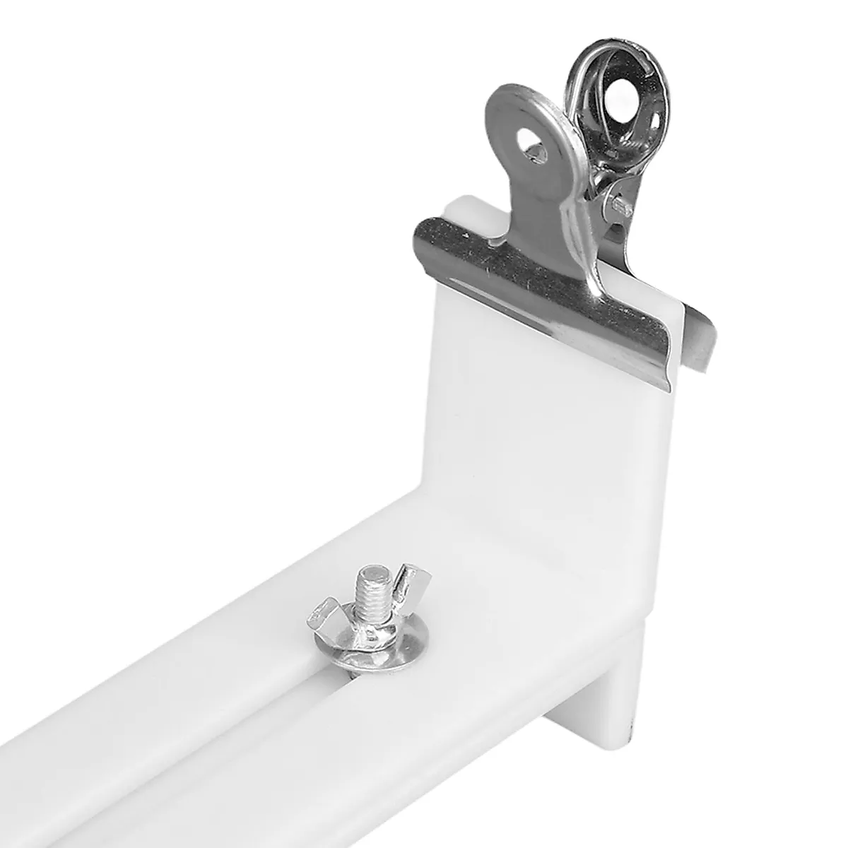 Jig Bracelet Maker 8in ABS Adjustable Knitting Rope Wristband Maker Tool with 2 Clamps, Rope Holder Knotting Weaving Tool for DIY Bracelet