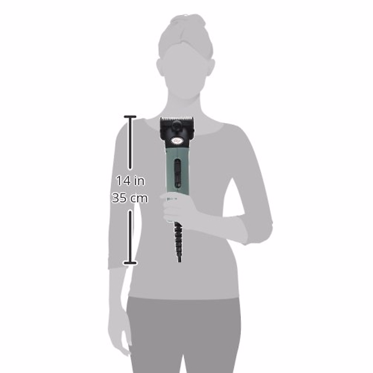 Lister Star Large Animal Clipper with Fine Blade for Horses, Cattle, Sheep, and Livestock (#258-34501), Green