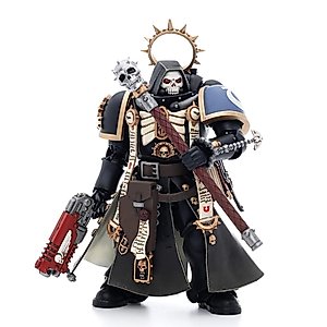 JOYTOY 1/18 Warhammer 40,000 Action Figure Ultramarines Primaris Chaplain Brother Varus Collection Model Gift