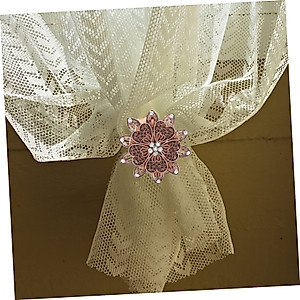 Angoily Curtain Drape Tieback Creative Magnetic Tieback Elastic Holdback Easy to Use for Bedroom Living Room