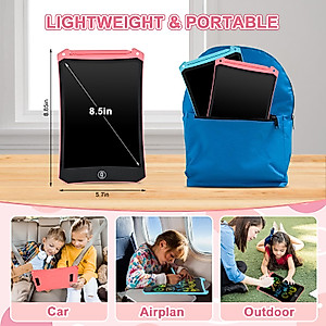LCD Writing Tablet, 2 Pack Toddler Kids Toys, 8.5 Inch Coloring Books Drawing Pad, Travel Essentials Easter Basket Stuffers for Teens Kids, Toys Birthday Gifts for Girls Boys Age 3-8